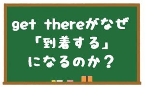 get thereが「到着する」という意味になる理由 | 西澤ロイ（イングリッシュ・ドクター）公式ブログ